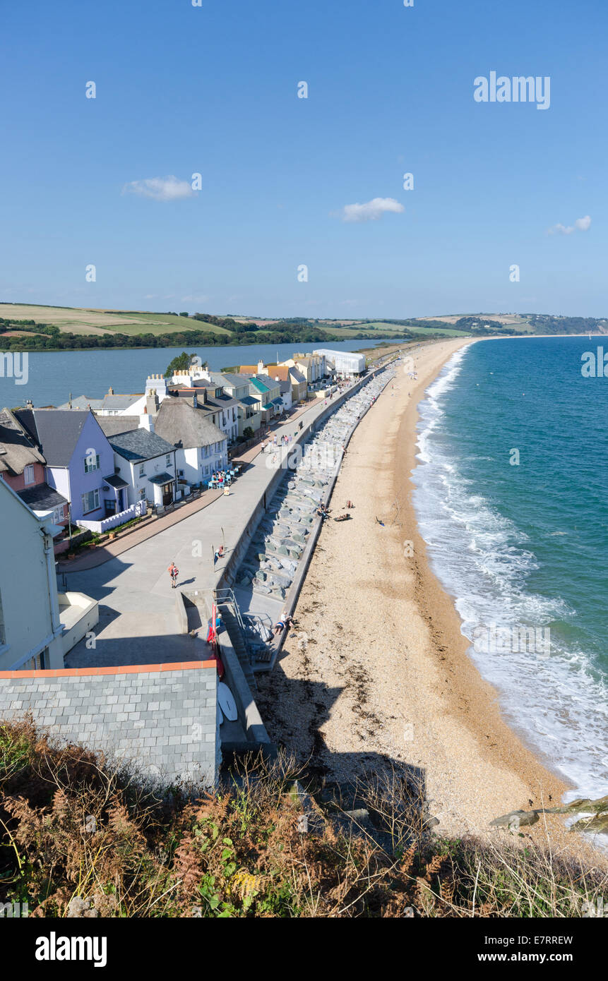 Slapton Sands and Torcross Beach in the South Hams, Devon with Slapton ...