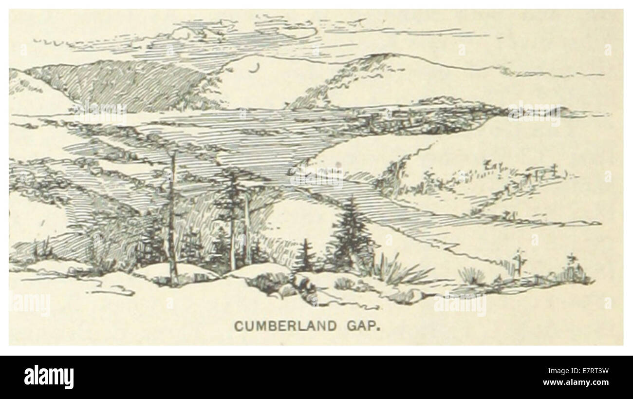 Cumberland gap drawing hi-res stock photography and images - Alamy