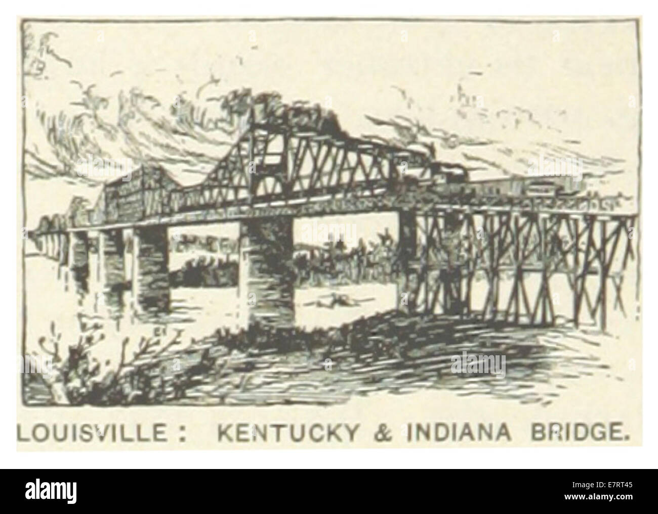 Old map of indiana Cut Out Stock Images & Pictures - Alamy
