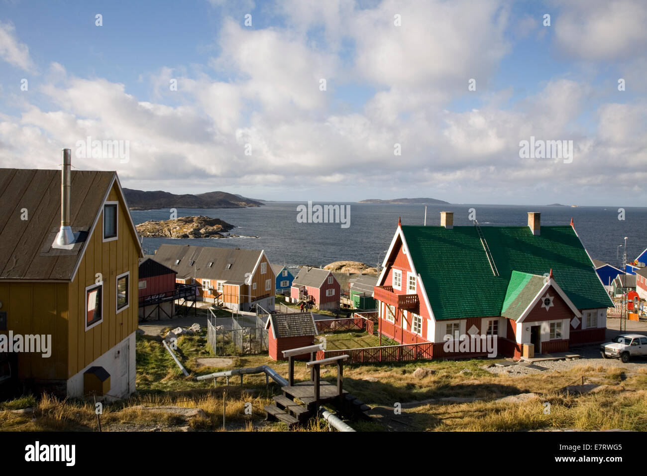 Upernavik (pop. 1500) is the largest town north of Ilulissat on ...