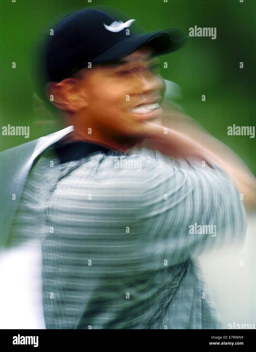 Orlando, Florida, USA. 13th Mar, 2001. Tiger Woods in action during the ...