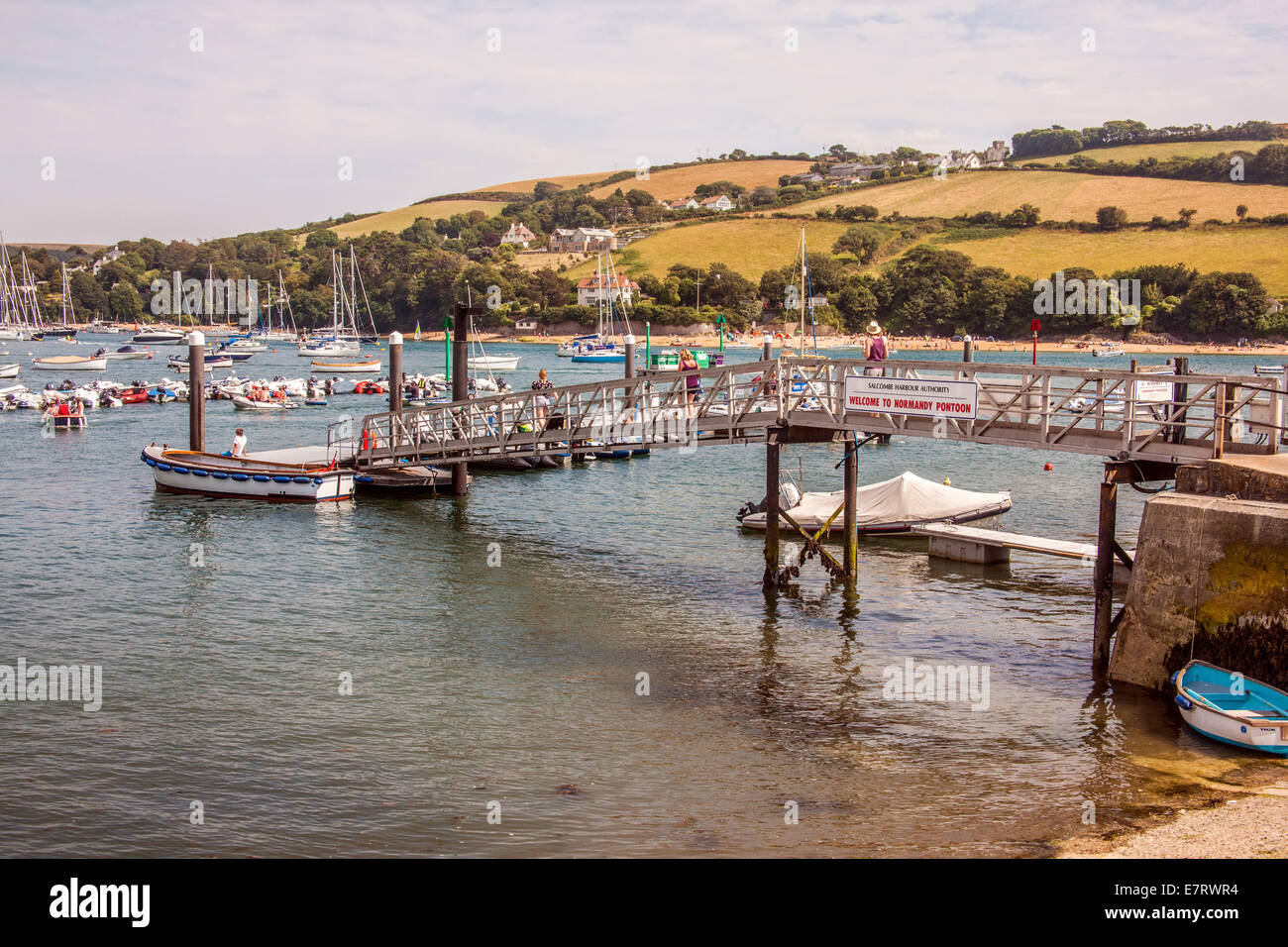 Salcombe, South Devon, England, United Kingdom Stock Photo - Alamy