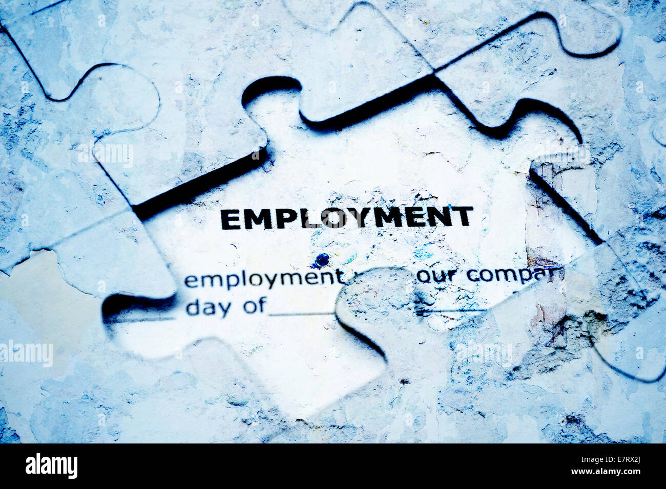 Employment puzzle hi-res stock photography and images - Alamy