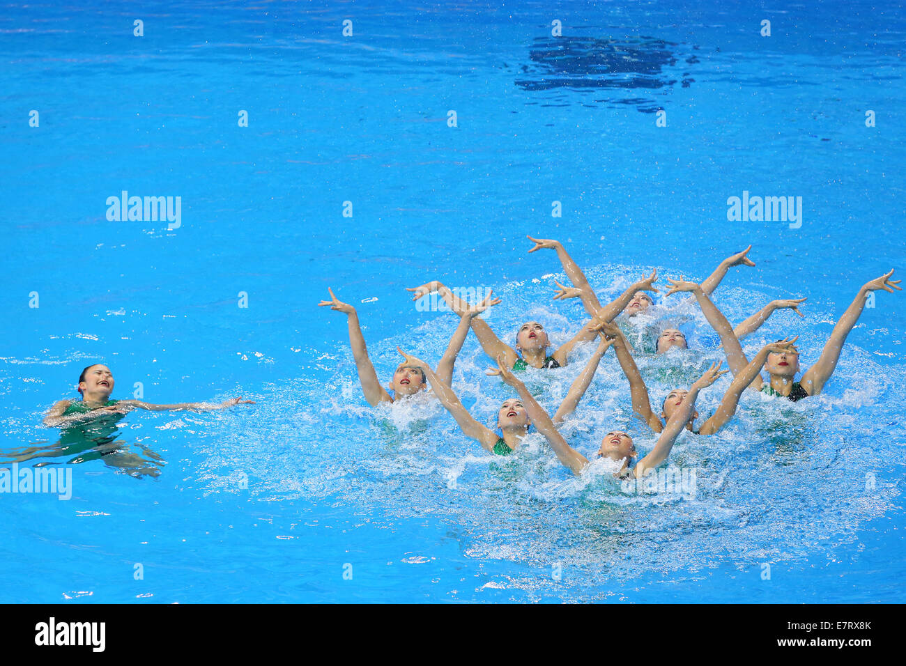 Synchronized swimming korea hi-res stock photography and images - Alamy