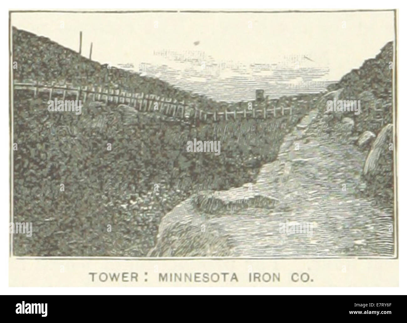 This 1891 illustration highlights the Minnesota Iron Company's ...