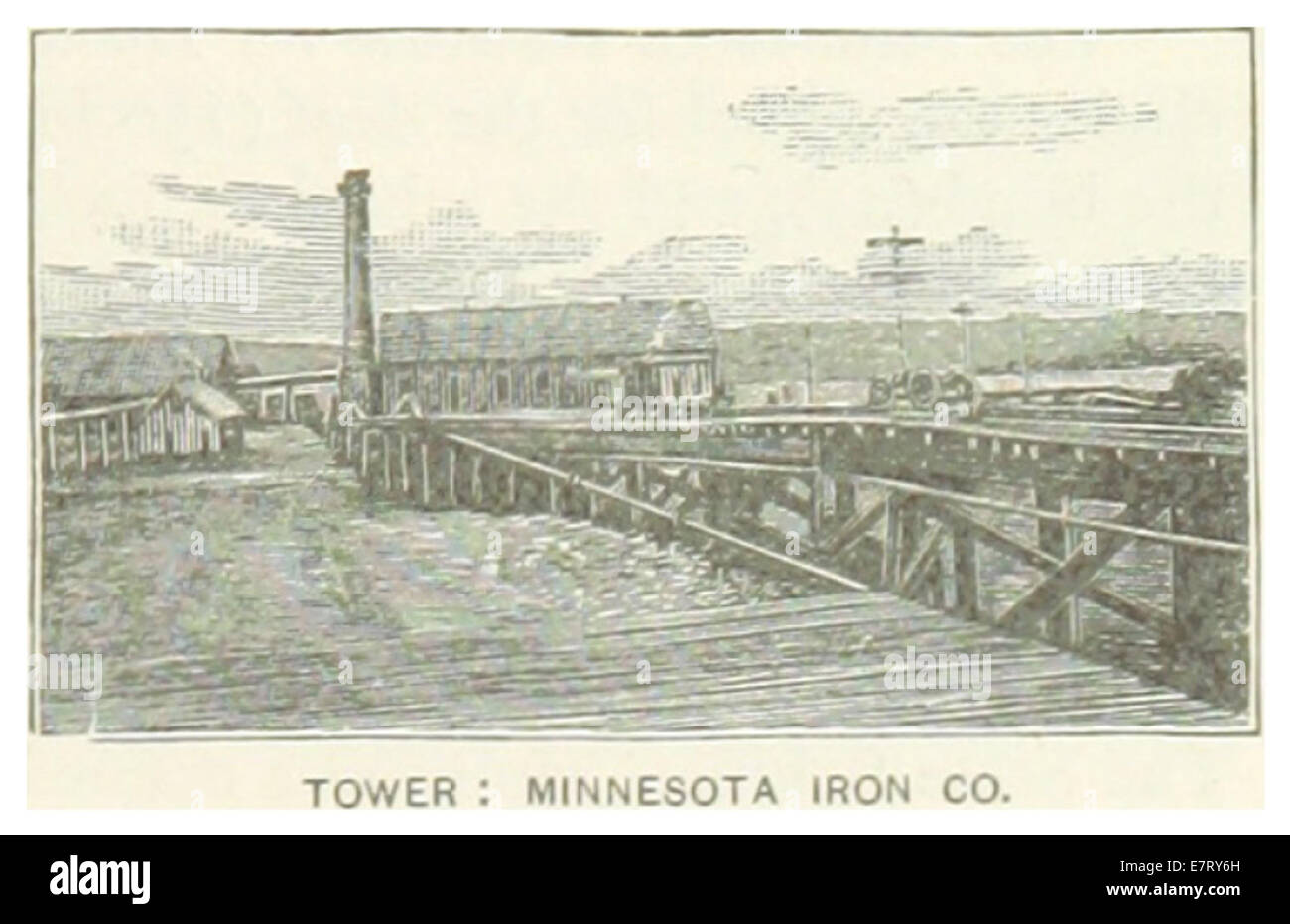 Map of tower minnesota hi-res stock photography and images - Alamy