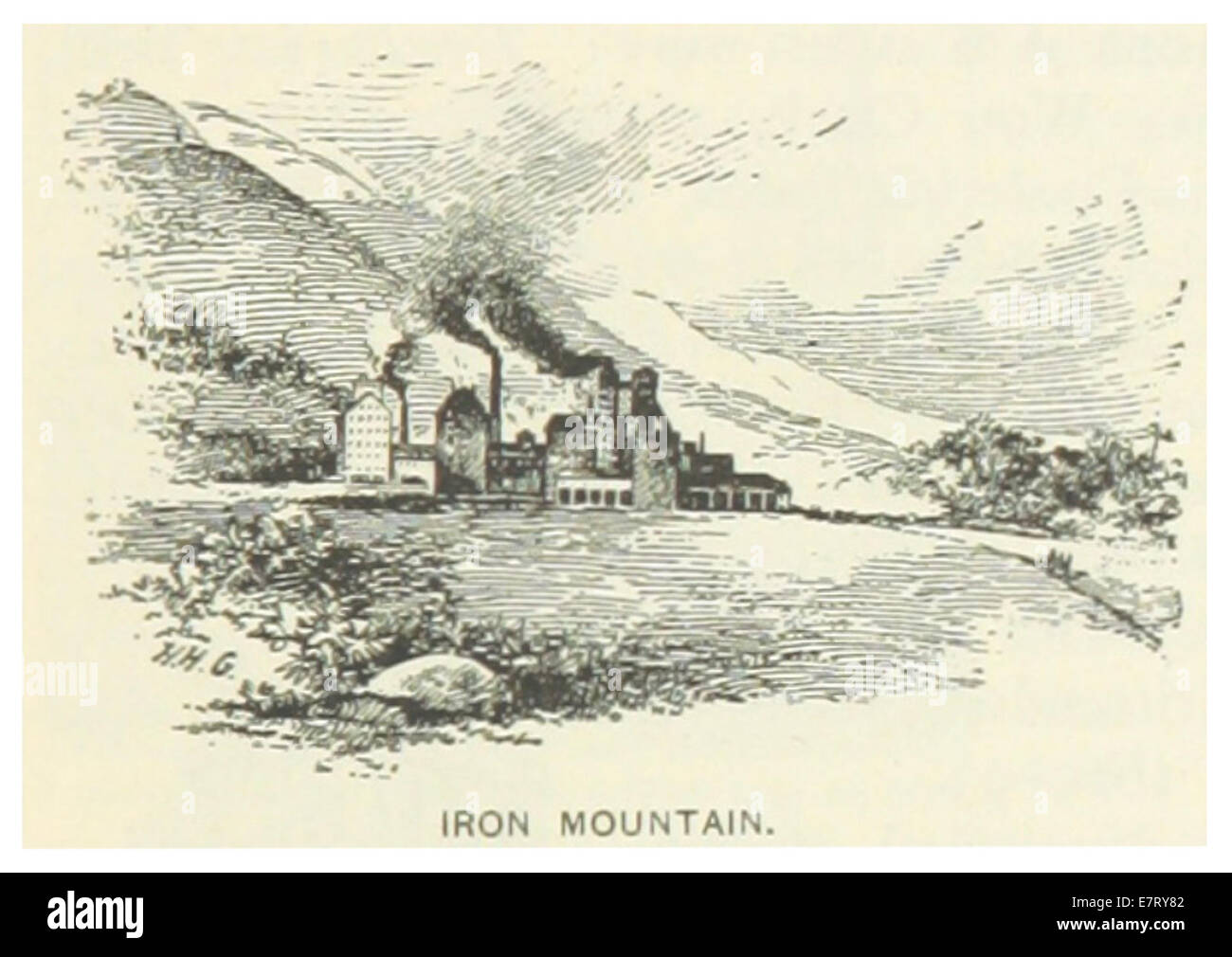 Map of iron hi-res stock photography and images - Alamy