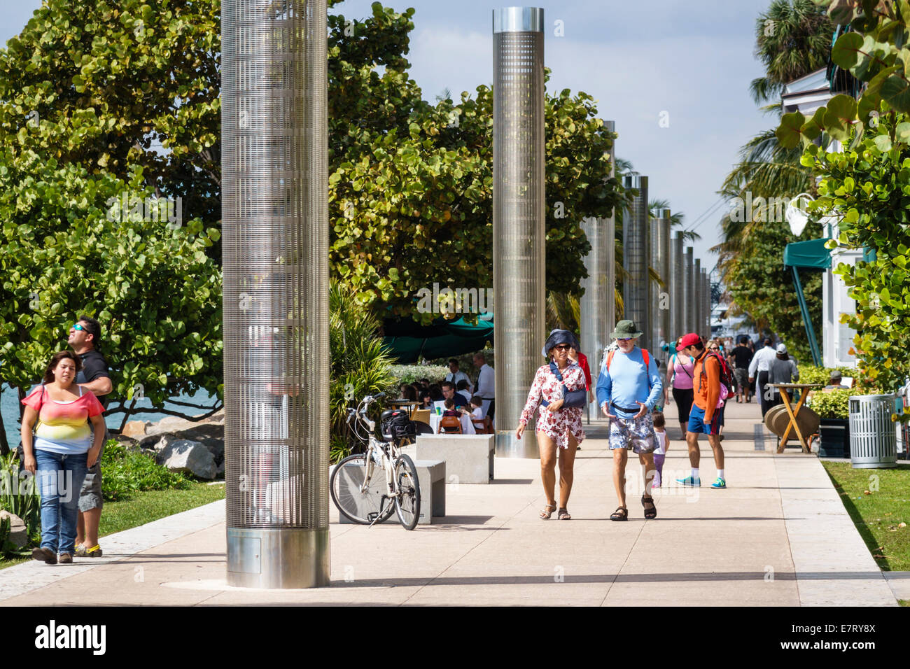 Miami Beach Florida,South Pointe Park,Point,turtle friendly light ...