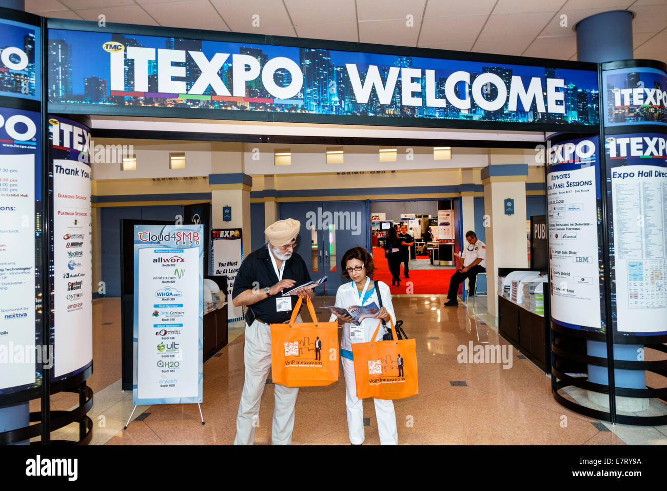 Miami Beach Florida,Convention Center,centre,ITEXPO,IP vendor vendors ...