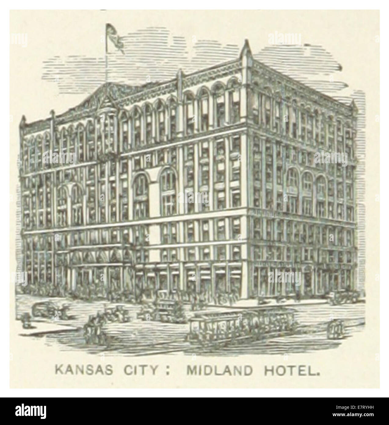 Midland map hi-res stock photography and images - Alamy