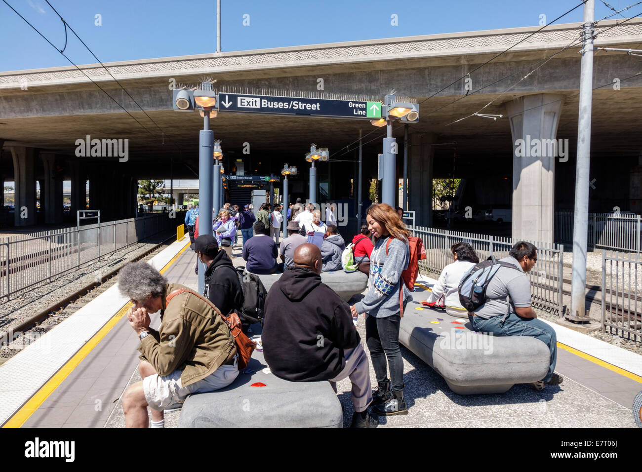 Los Angeles California,LA County Metro Rail,Willowbrook Station,Blue ...