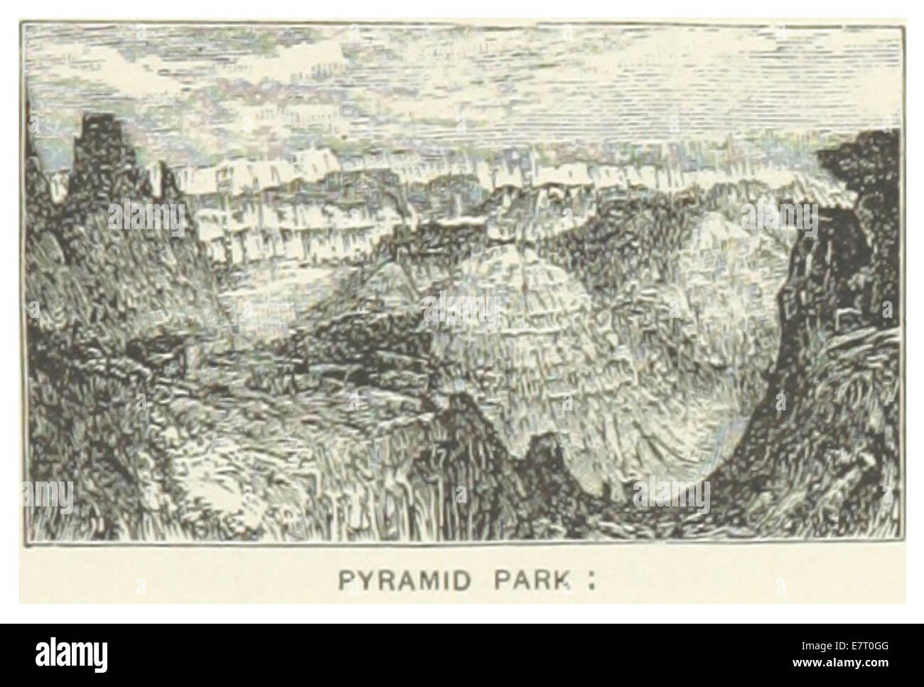 This 1891 map from *US-ND* features Pyramid Park in North Dakota ...