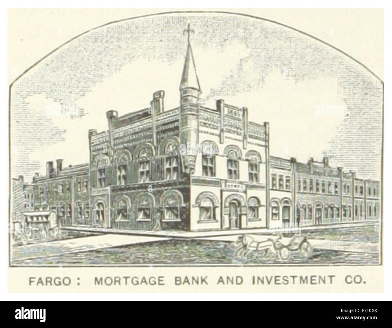 Map of fargo Cut Out Stock Images & Pictures - Alamy