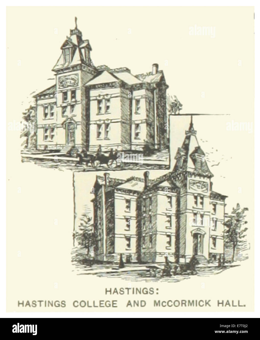 Map of hastings nebraska hi-res stock photography and images - Alamy