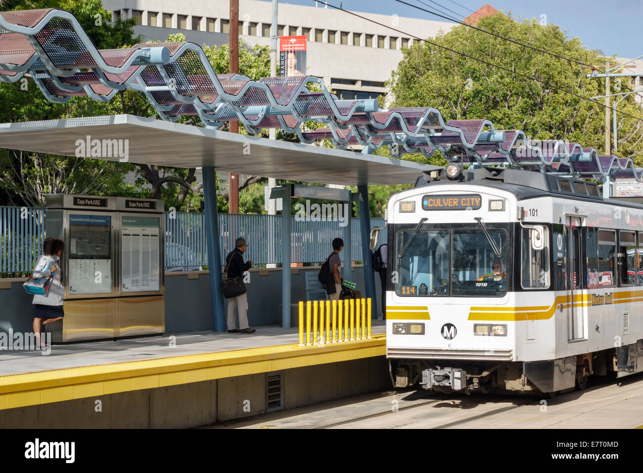 California Ca Los Angeles L.a. La County Metro Rail Urban Rail System ...