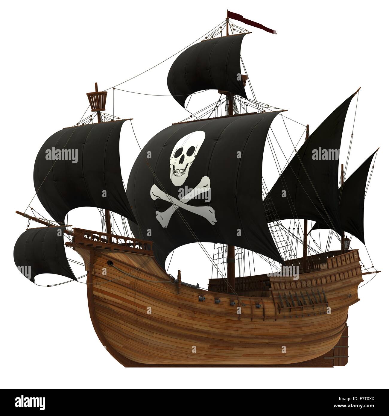 Wind ship Cut Out Stock Images & Pictures - Alamy