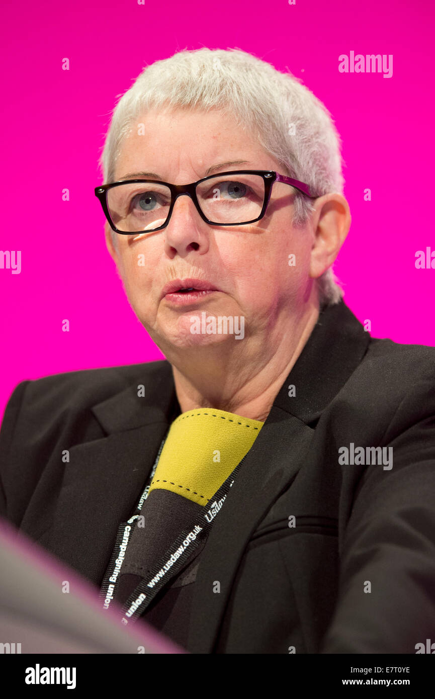 MANCHESTER, UK. 23rd September, 2014. Councillor Sue Graham ...