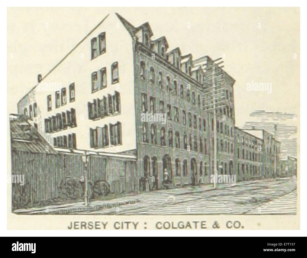 US-NJ(1891) p566 JERSEY CITY, COLGATE & COMPANY Stock Photo - Alamy