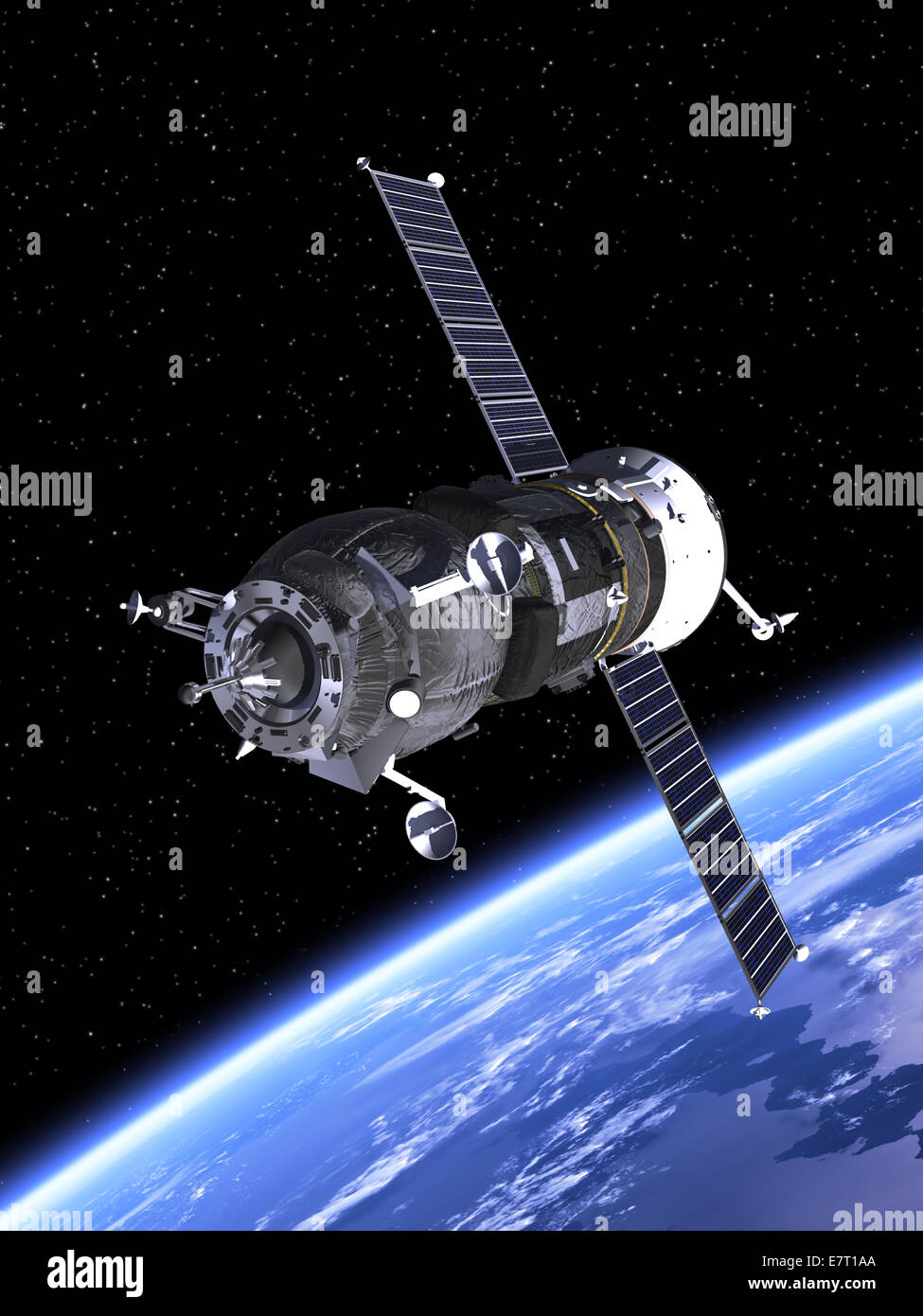 Satellite orbiting the earth hi-res stock photography and images - Alamy
