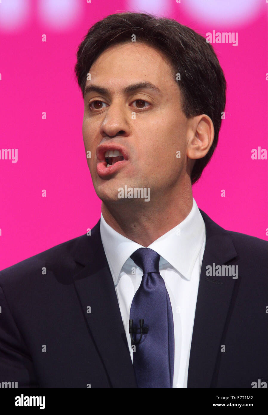 ED MILIBAND MP LABOUR PARTY LEADER 23 September 2014 MANCHESTER CENTRAL ...