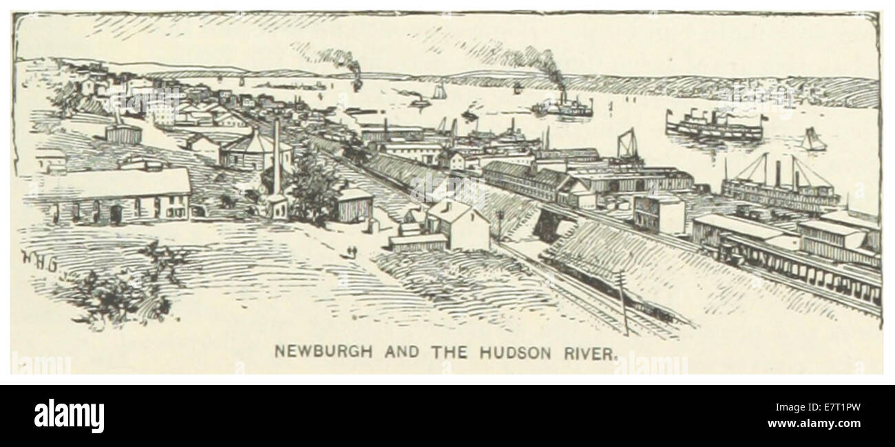 Map of newburgh hi-res stock photography and images - Alamy