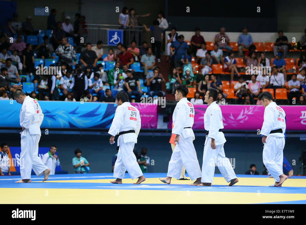 Incheon, South Korea. 22nd Sep, 2014. Japan team group (JPN) Judo : Men ...