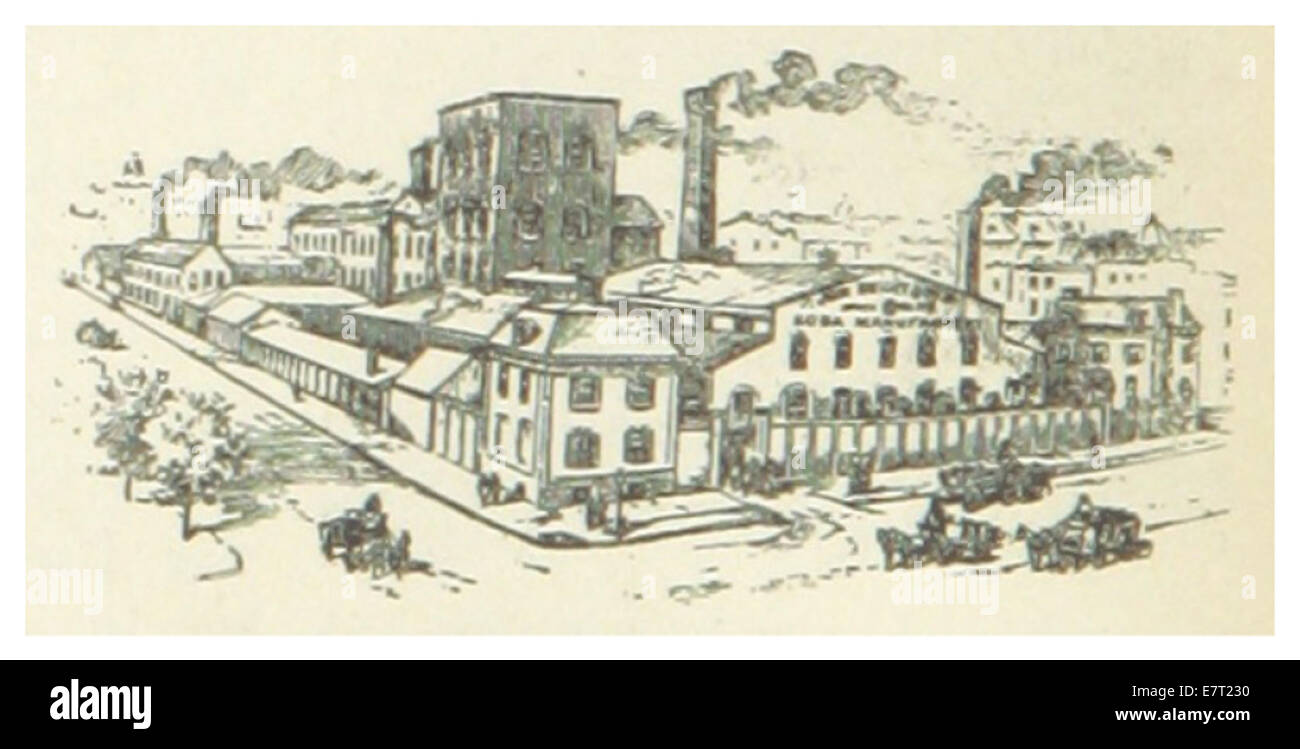 This 1891 illustration shows the John Dwight & Company in New York City ...