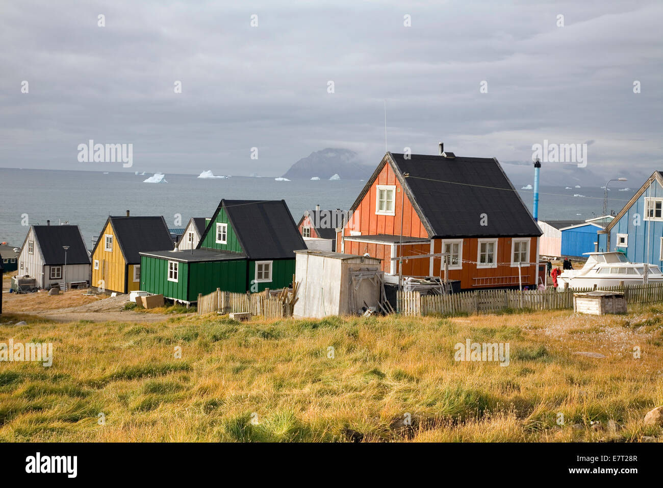 Qaanaaq, also known as "new Thule," Greenland Stock Photo - Alamy