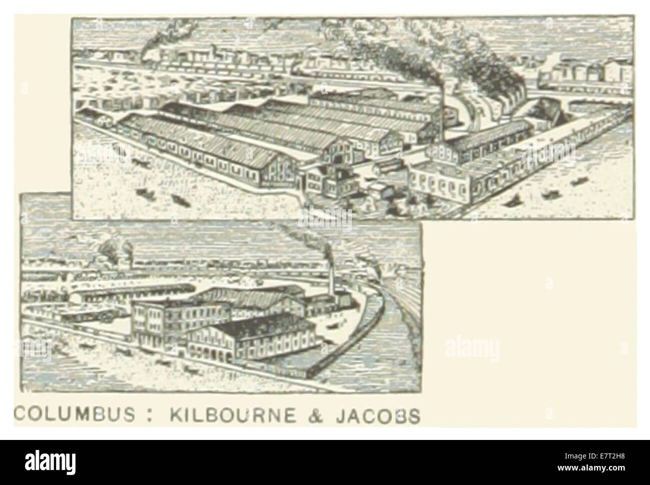 This 1891 map or illustration from the U.S. state of Ohio depicts the ...