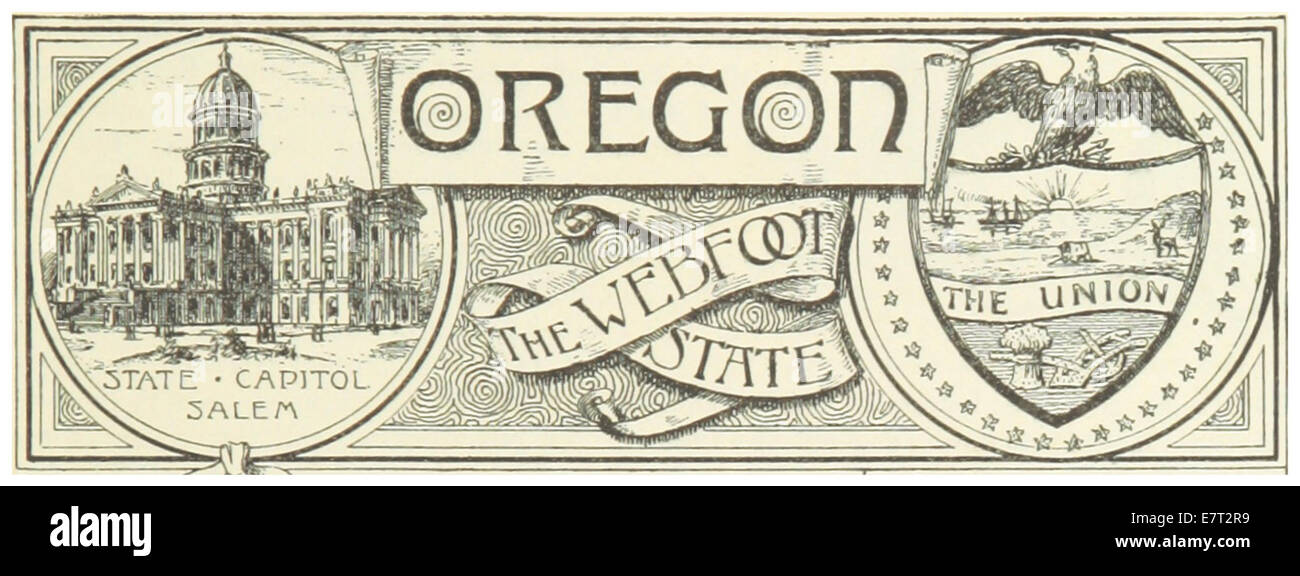 This 1891 illustration by US-OR provides a detailed map of Oregon ...