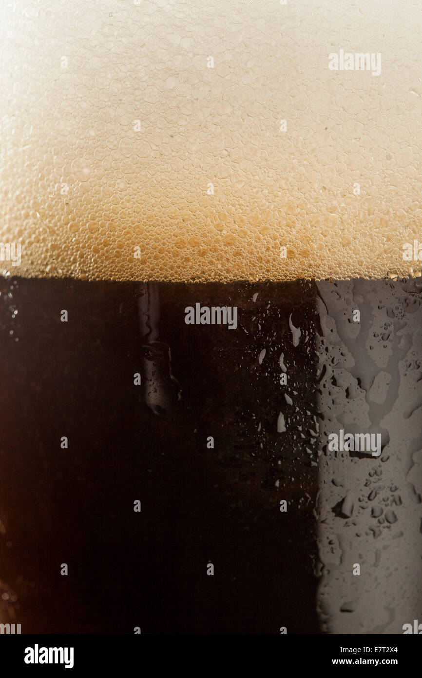 Refreshing Dark Stout Beer Ready to Drink Stock Photo - Alamy