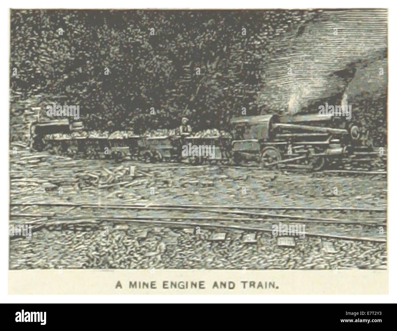 19th century coal mine Cut Out Stock Images & Pictures - Alamy