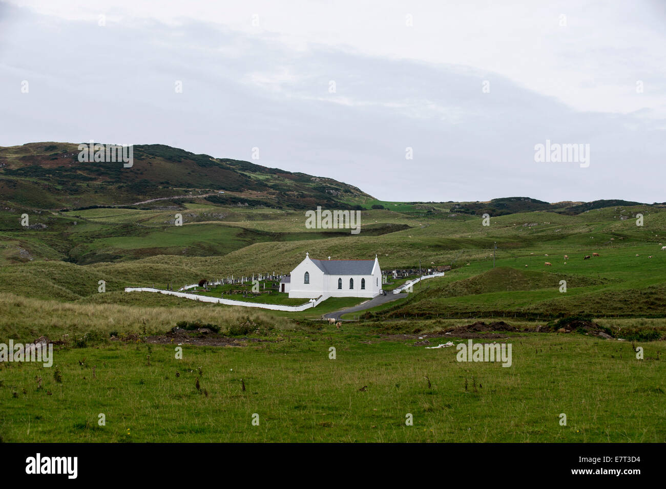 Saint Mary's Catholic Church (built 1784) at Lagg, Malin Head, County ...