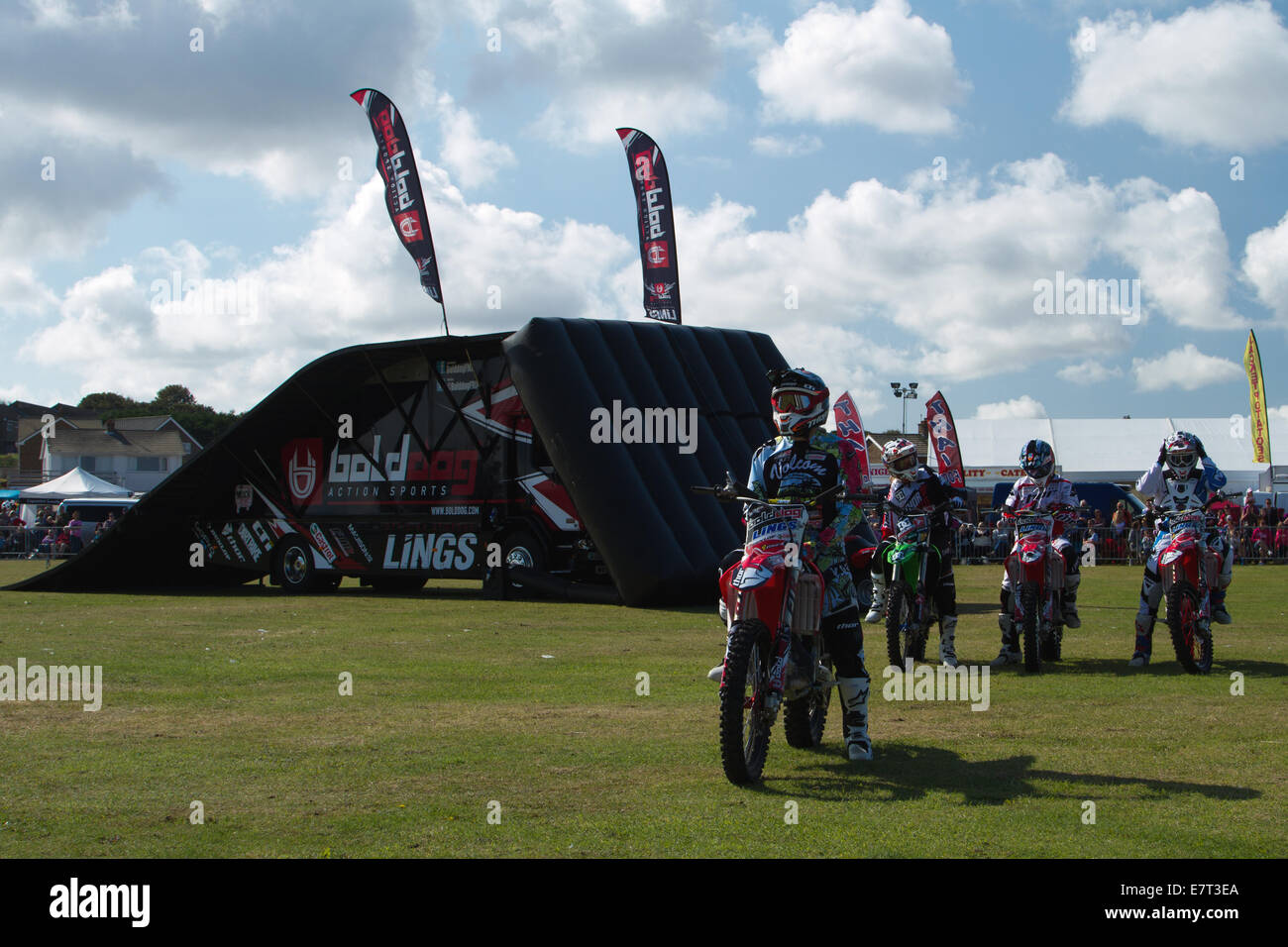 The BoldDog Lings FMX Display Team Stock Photo - Alamy
