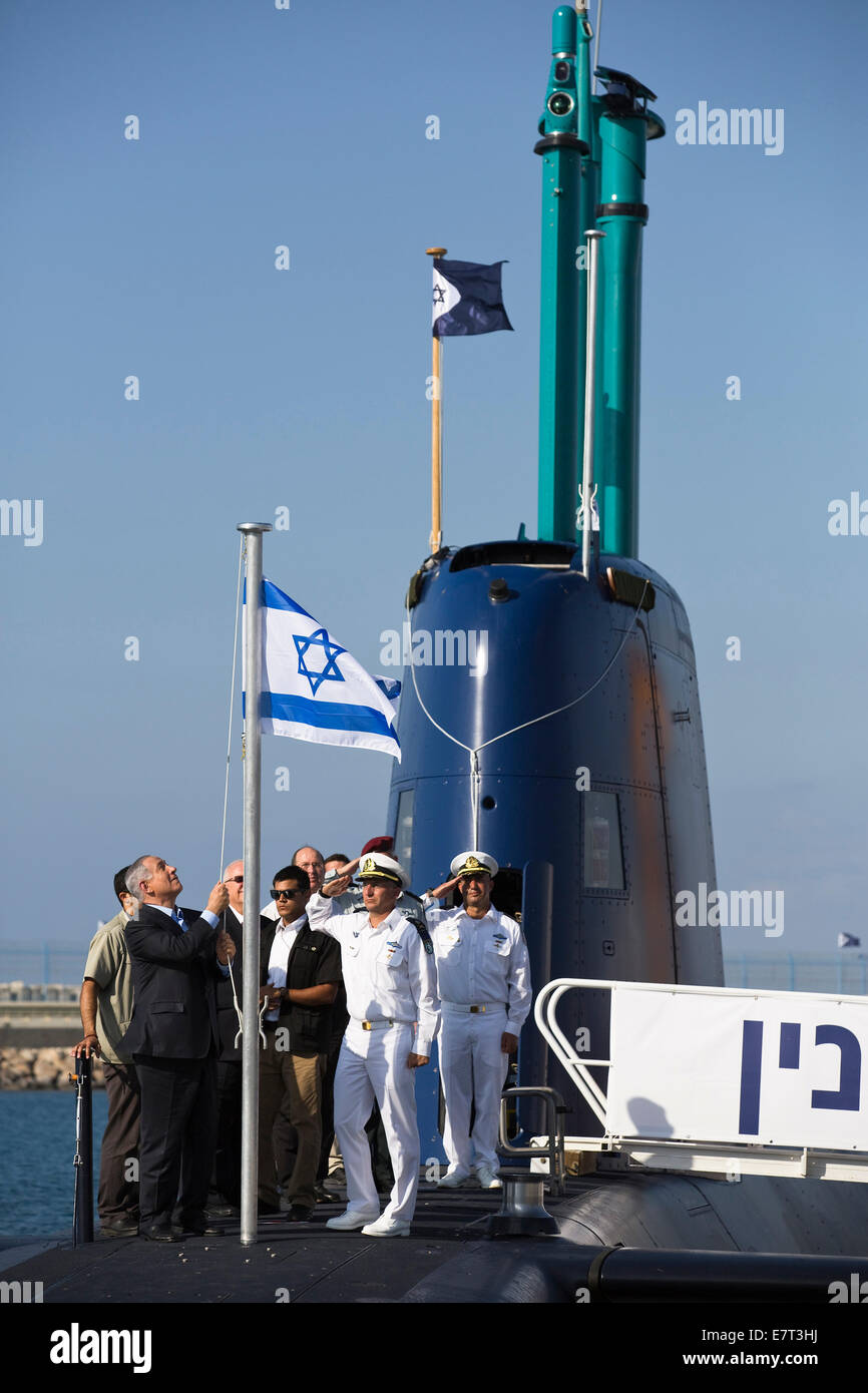 Haifa, Israeli city of Haifa. 23rd Sep, 2014. Israeli Prime Minister ...