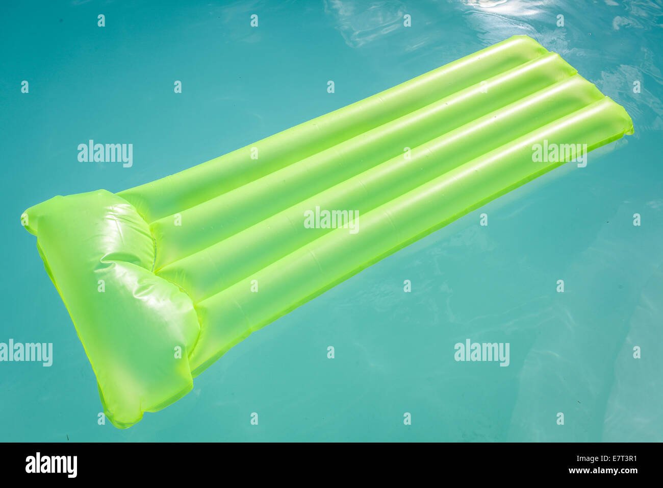 Blue lilo pool hi-res stock photography and images - Alamy