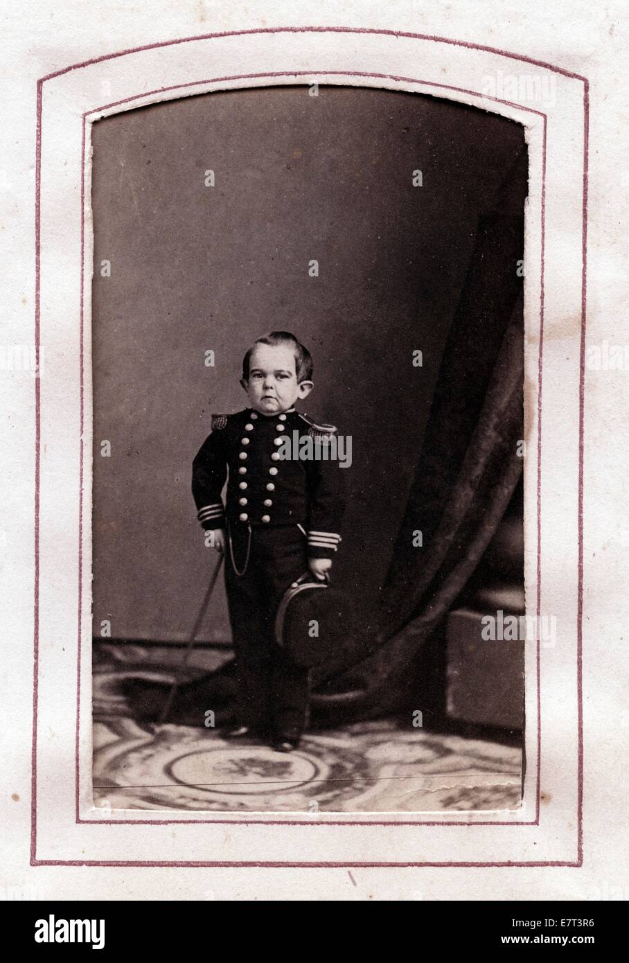 Commodore Nutt, 1862, by J. Gurney & Son Stock Photo - Alamy