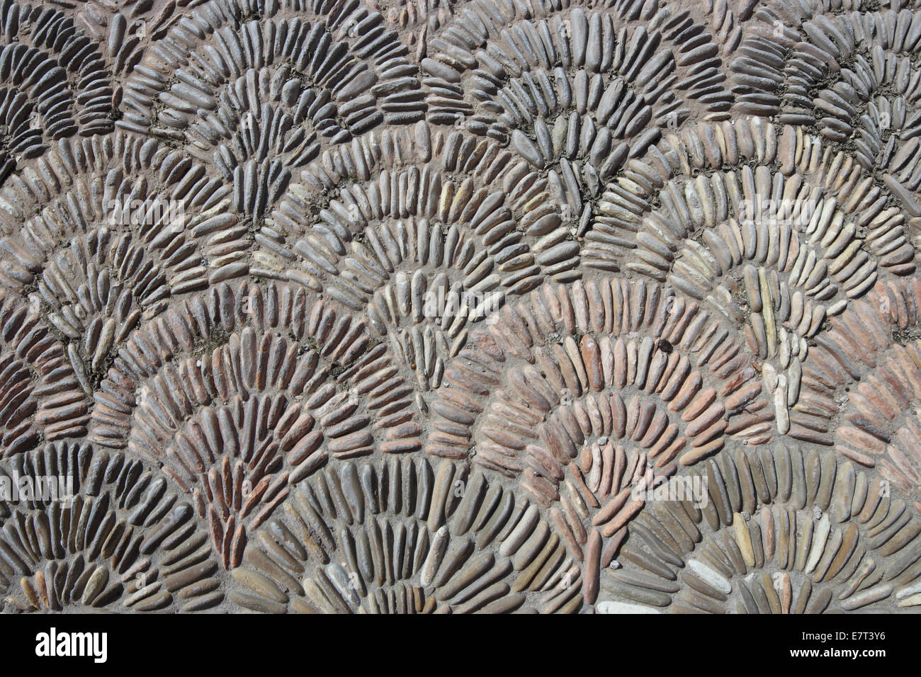 mosaic stone pavement pattern close up Stock Photo - Alamy