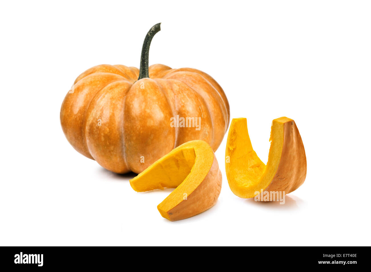 pumpkin isolated on white background Stock Photo - Alamy