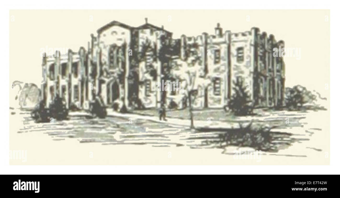 An 1891 illustration featuring Fisk University in Nashville, Tennessee ...