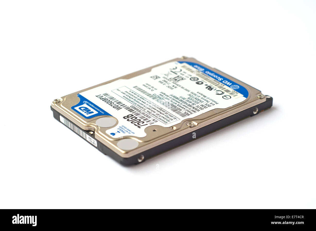 Wester Digital 2.5" Sata 750GB Hard drive Stock Photo - Alamy