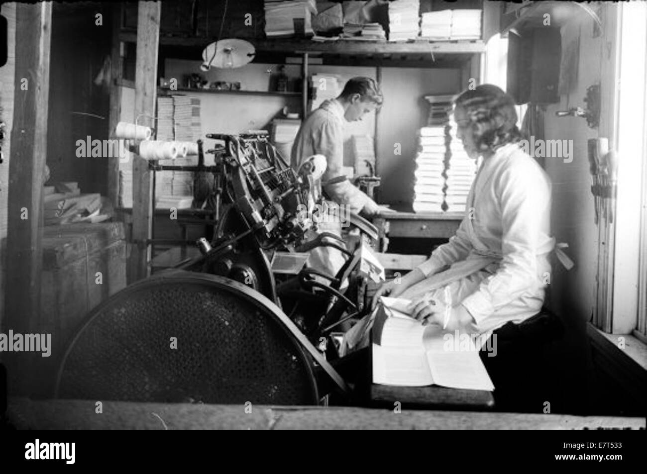 This photograph, taken between 1910-1920, shows Karl and his wife ...