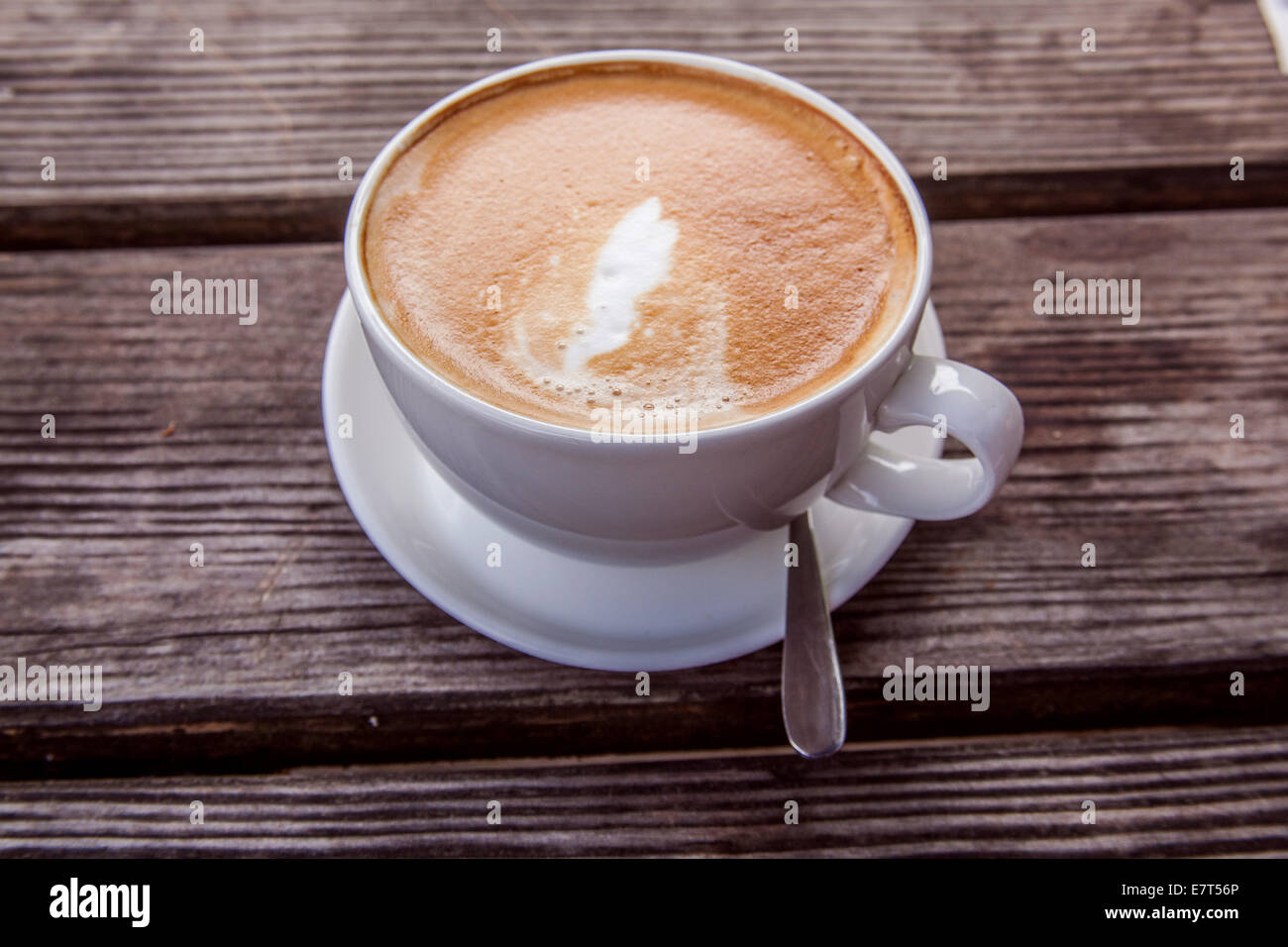 Cup of coffee at Dartington ,Cider Press Centre, Dartington, South ...