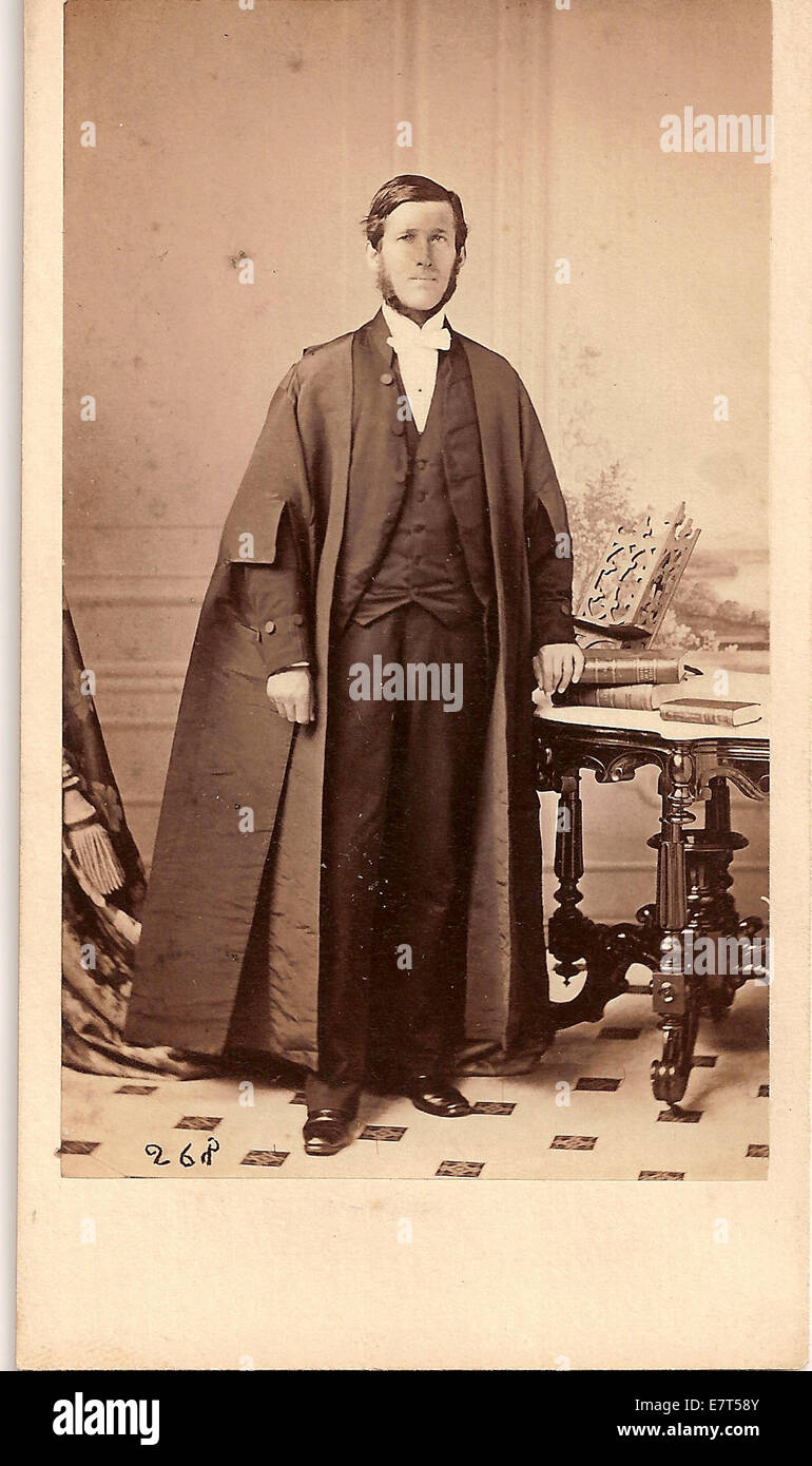 This photograph shows a portrait of Adam Crooks, likely taken in the ...