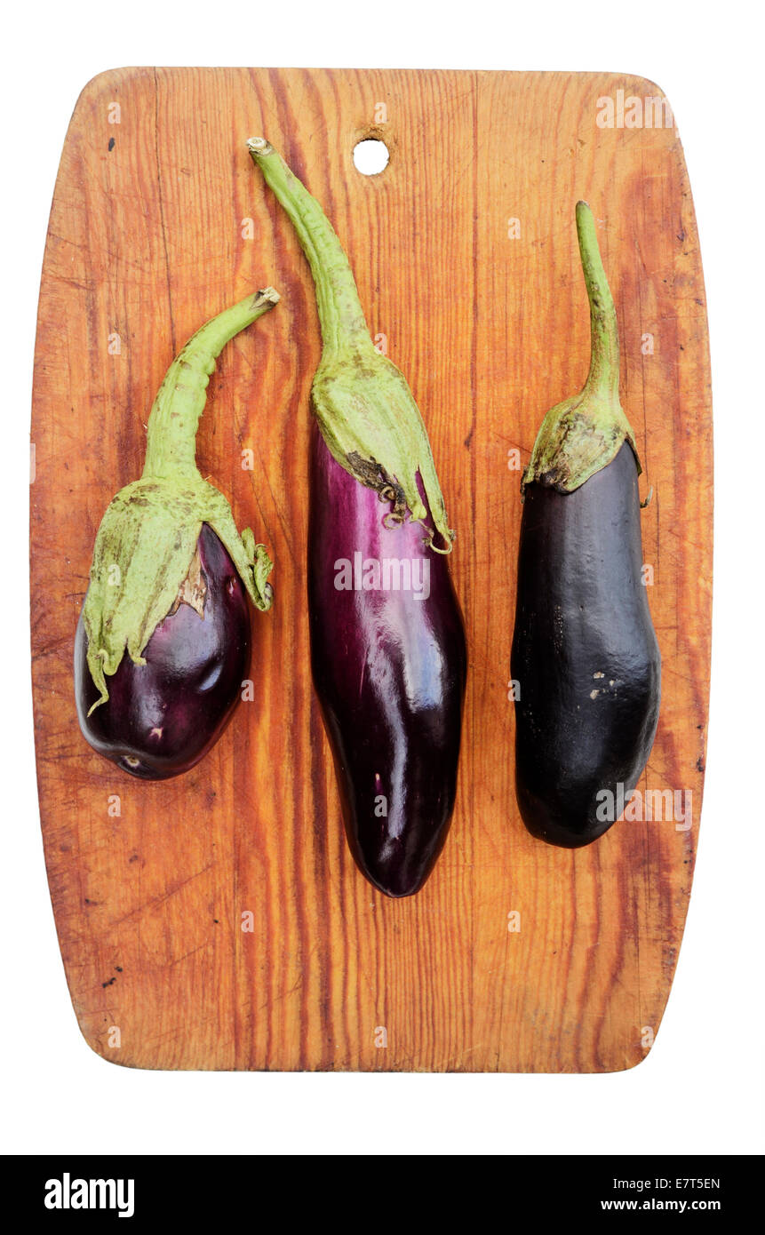 Fruits on cutting board Cut Out Stock Images & Pictures - Alamy