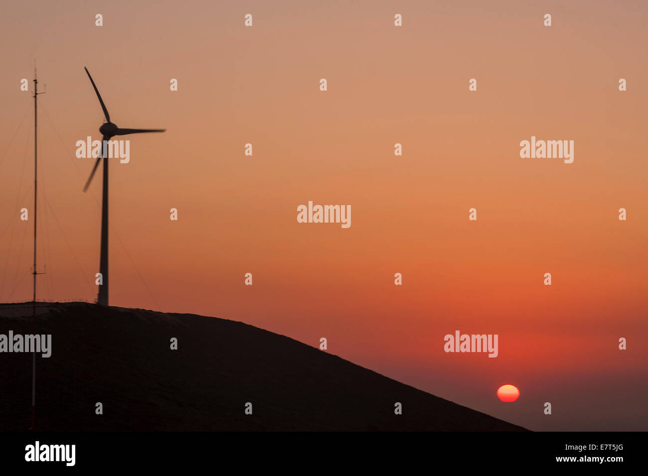 Wind turbine at rhodes hi-res stock photography and images - Alamy