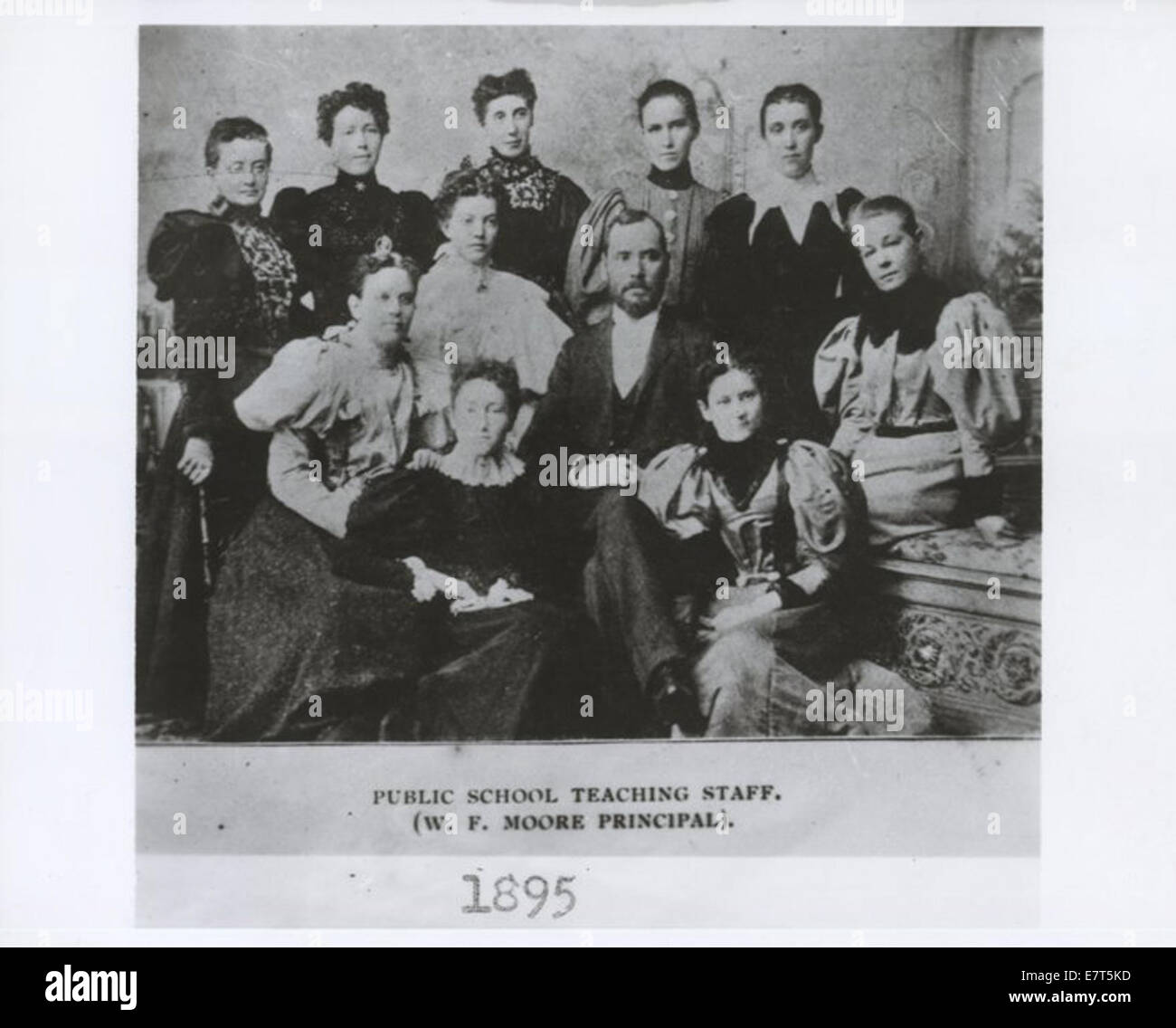 This photograph features a group of teaching staff, likely from a ...