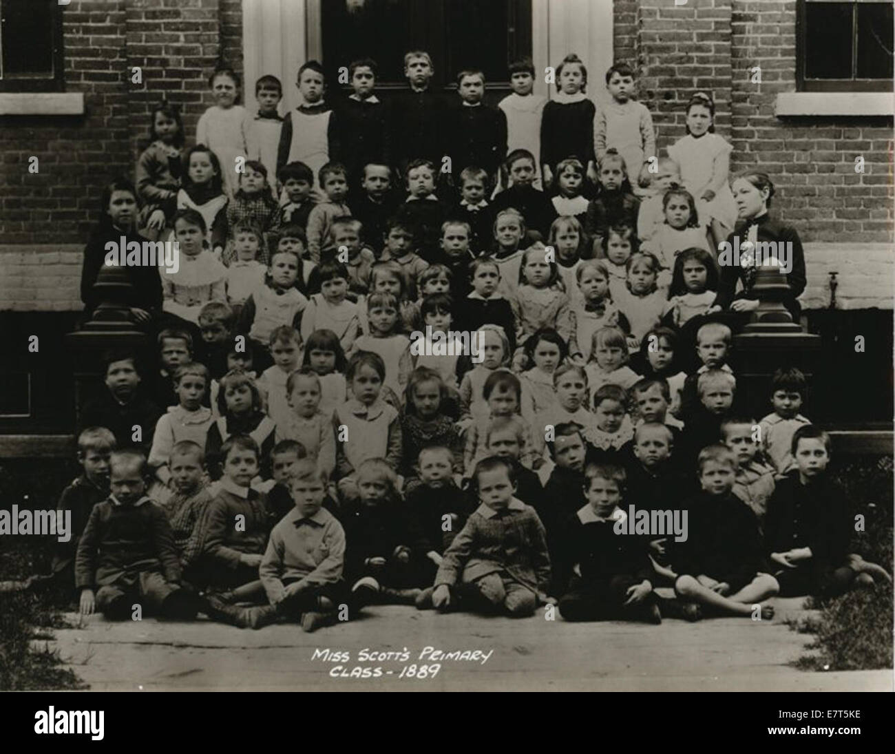 Capturing a glimpse into early 20th century school life hi-res stock ...