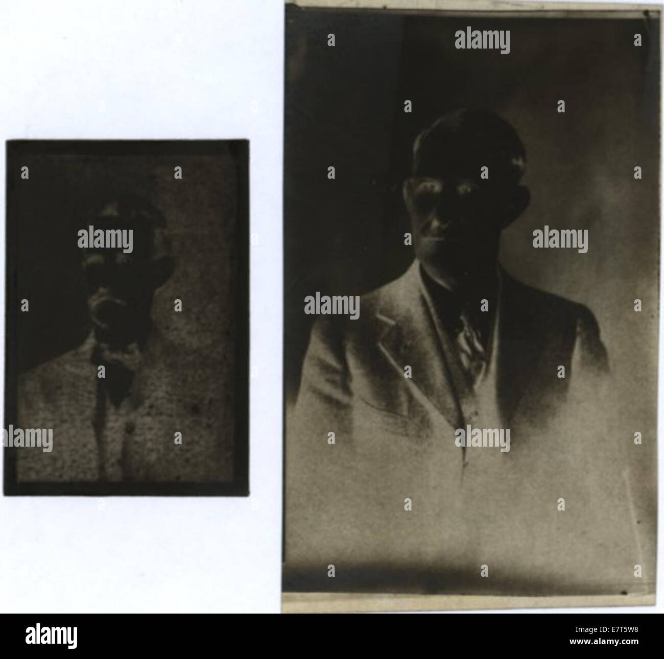 This photograph features W.H. Moss, the Sunday School Superintendent at ...