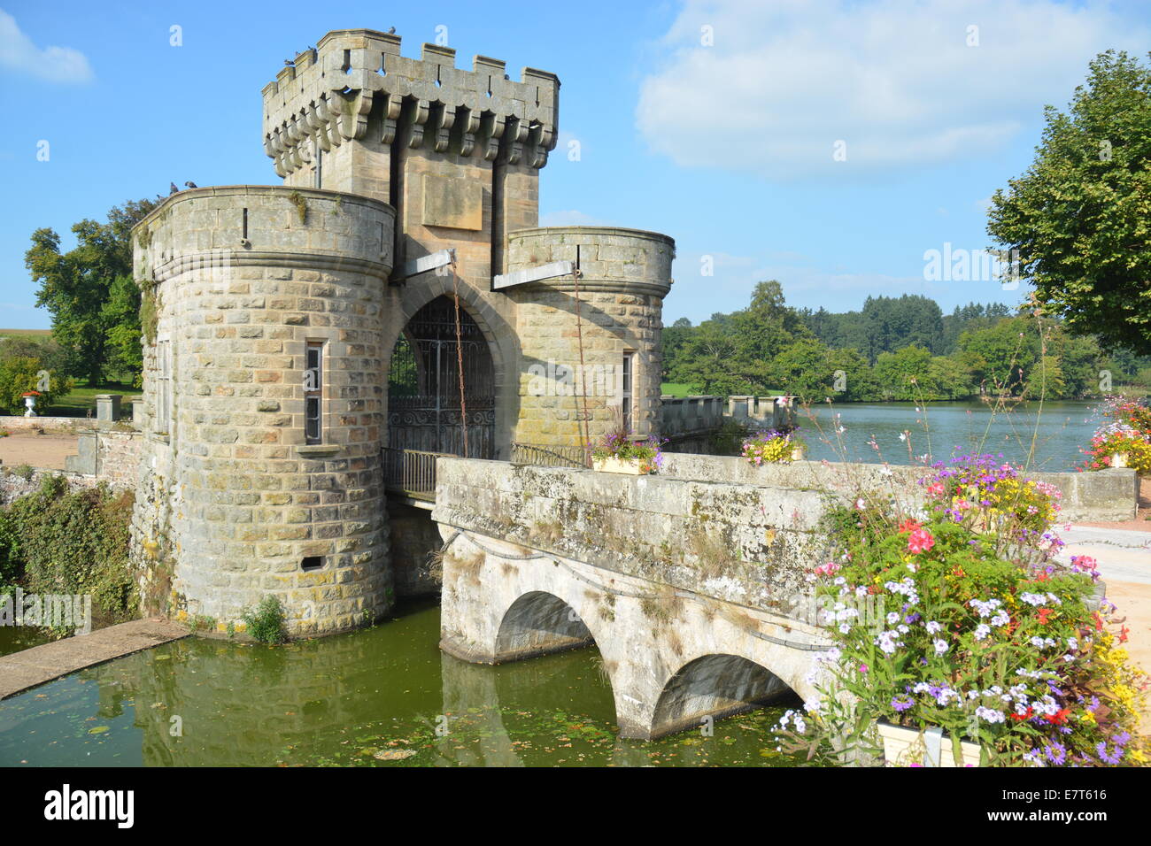 La clayette castle gate hi-res stock photography and images - Alamy
